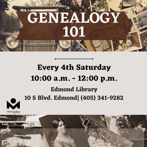 Genealogy 101 | Metropolitan Library System